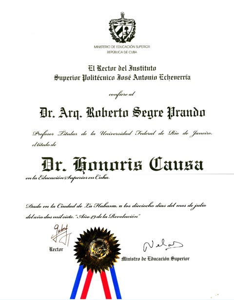Opiniones De Doctorado Honoris Causa